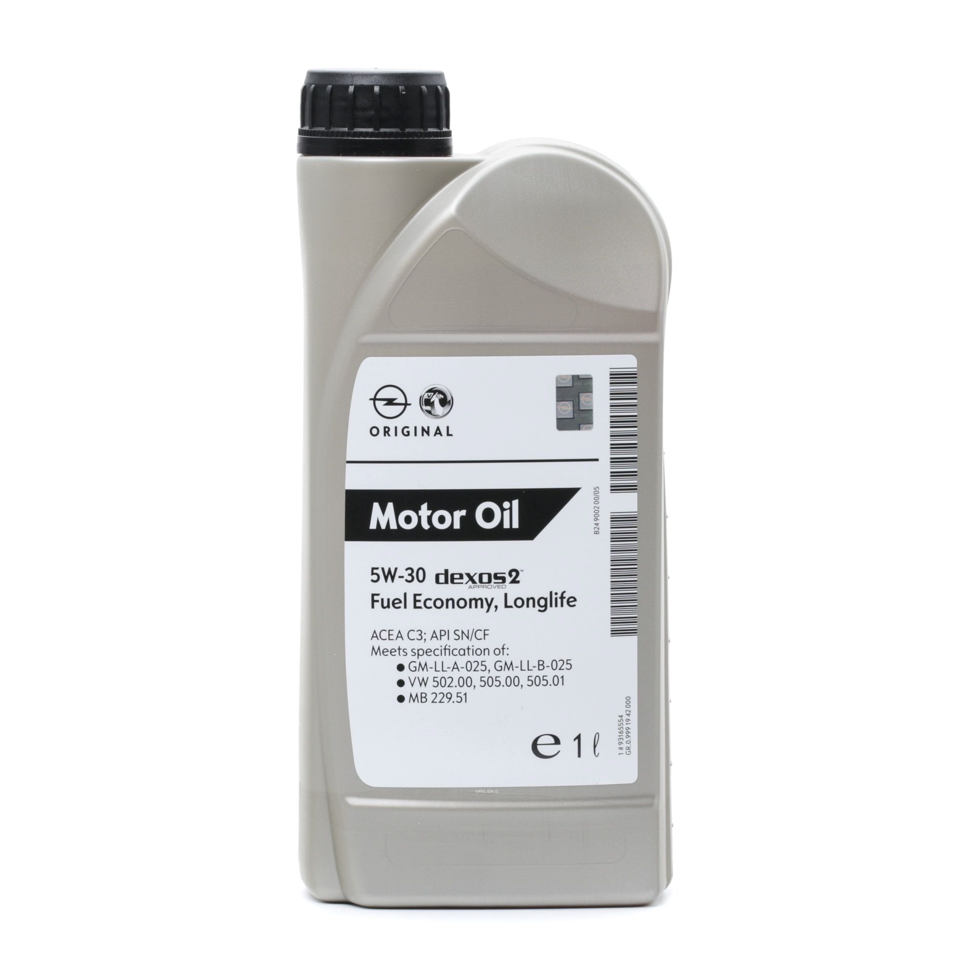 Motorolaj OPEL GM DEXOS2™, SUPER SYNTHETIC 19 42 000 5W-30, 1l ...