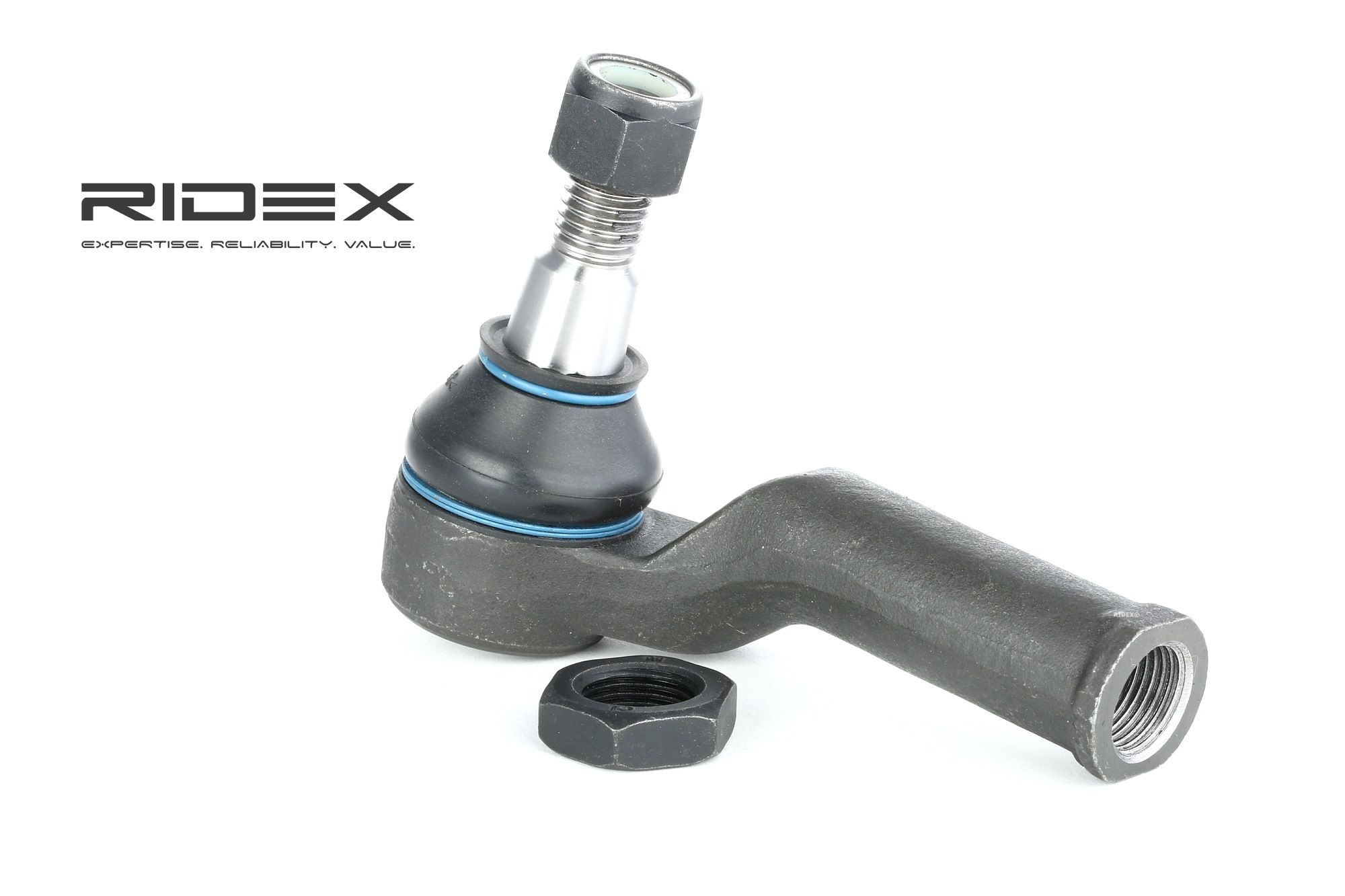 Spoorstangeind RIDEX 914T0092 Buiten, Vooras links — Nu kopen!
